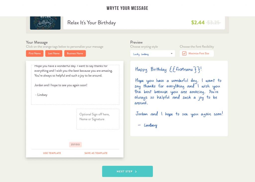 How to Send a Handwritten Card Online - Handwrytten