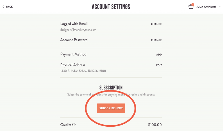 Handwritten Note Subscription Plans - Handwrytten