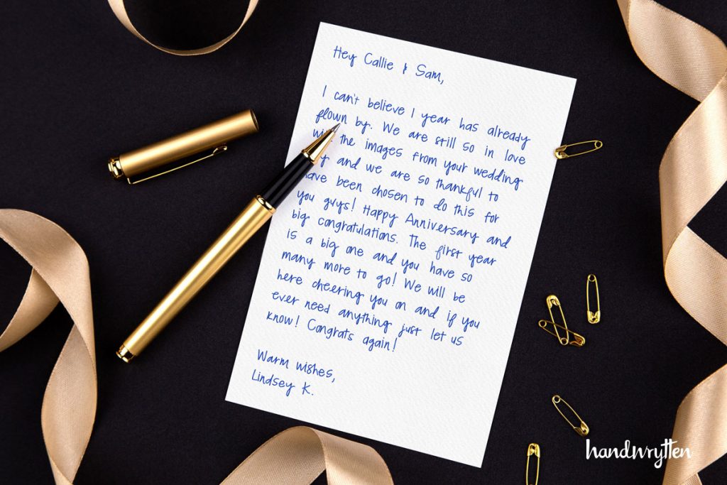 8 Common Business Letter Salutations Handwrytten