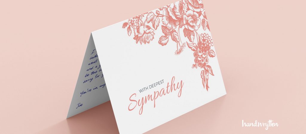 Tips & Phrases to Guide Your Next Sympathy Card - Handwrytten
