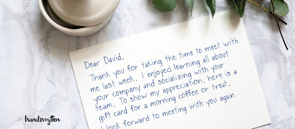 How to Sign A Thank You Card (+10 Thank You Examples) - Handwrytten
