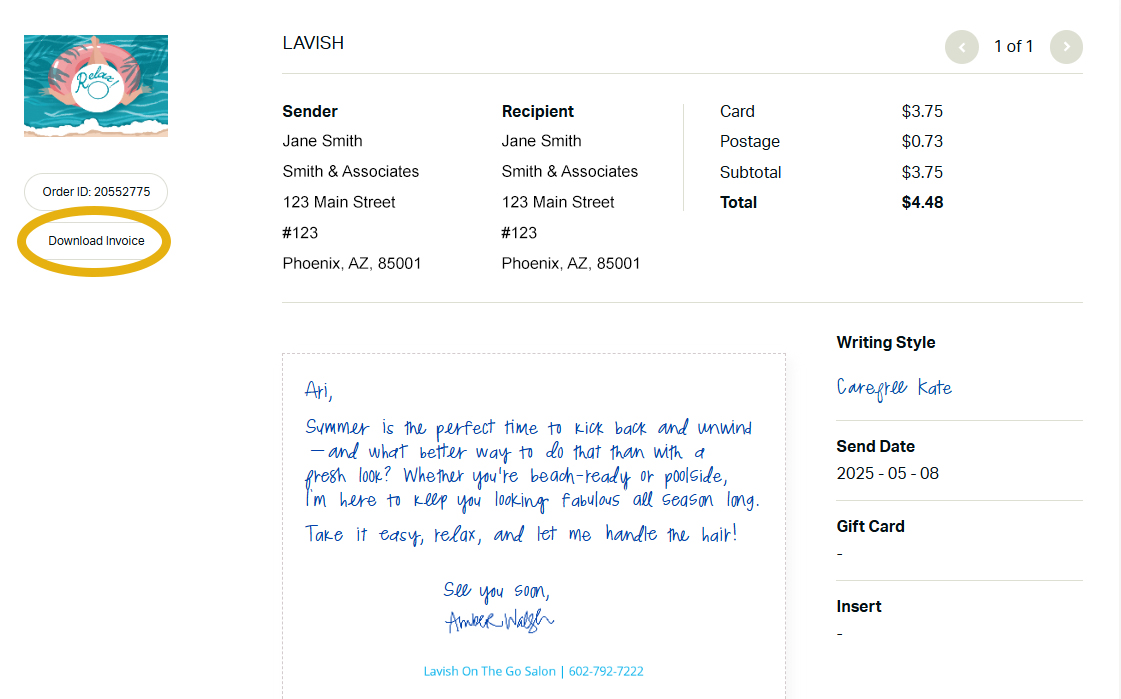 How to Access and Receive Invoices - Handwrytten